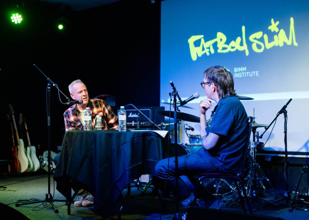 Fatboy Slim discusses his journey and creative insights at BIMM Brighton
